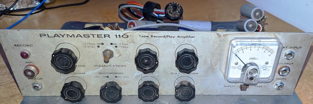 Playmaster 110 repurposed for guitar